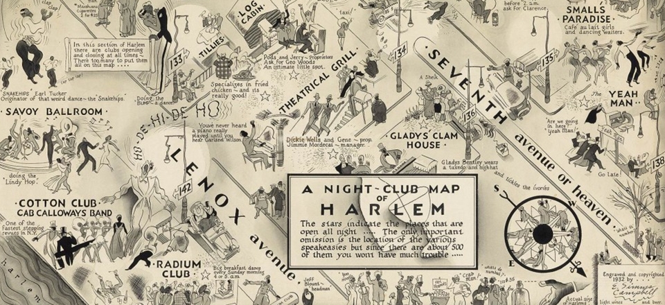 A 1932 Night Club Map of Harlem, New York | ROUTES